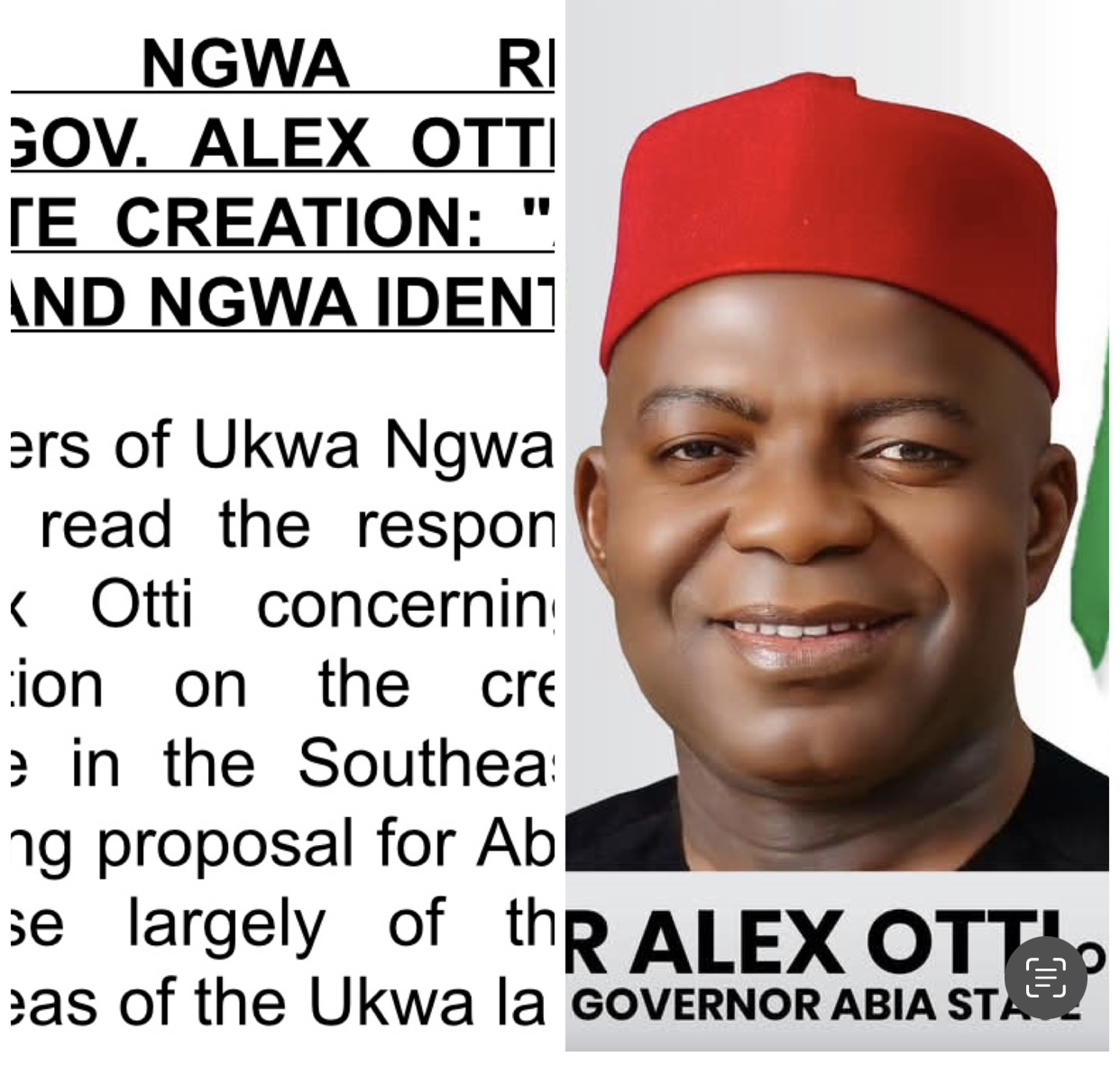 Ukwa la Ngwa Renaissance Condemns Gov. Alex Otti's Position on Aba ...