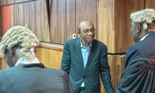 Emefiele fights back in court over fraud trial, says EFCC has no role ...