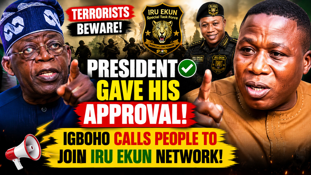 Sunday Igboho Creates 'Iru Ekun Security Network', Awaits FG's Approval ...
